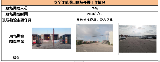 杭州昌宇运输有限公司危险化学品(柴油)储存和使用安全现状评价 安全评价项目公示2 福建省雄伟安全技术咨询有限责任公司