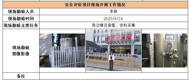 建德中医院危险化学品(液氧)储存和使用安全现状评价 安全评价项目公示2 福建省雄伟安全技术咨询有限责任公司